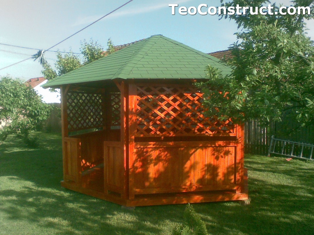 Foisoare rustice din lemn Alexandria | Foisoare din lemn, Garduri din ...