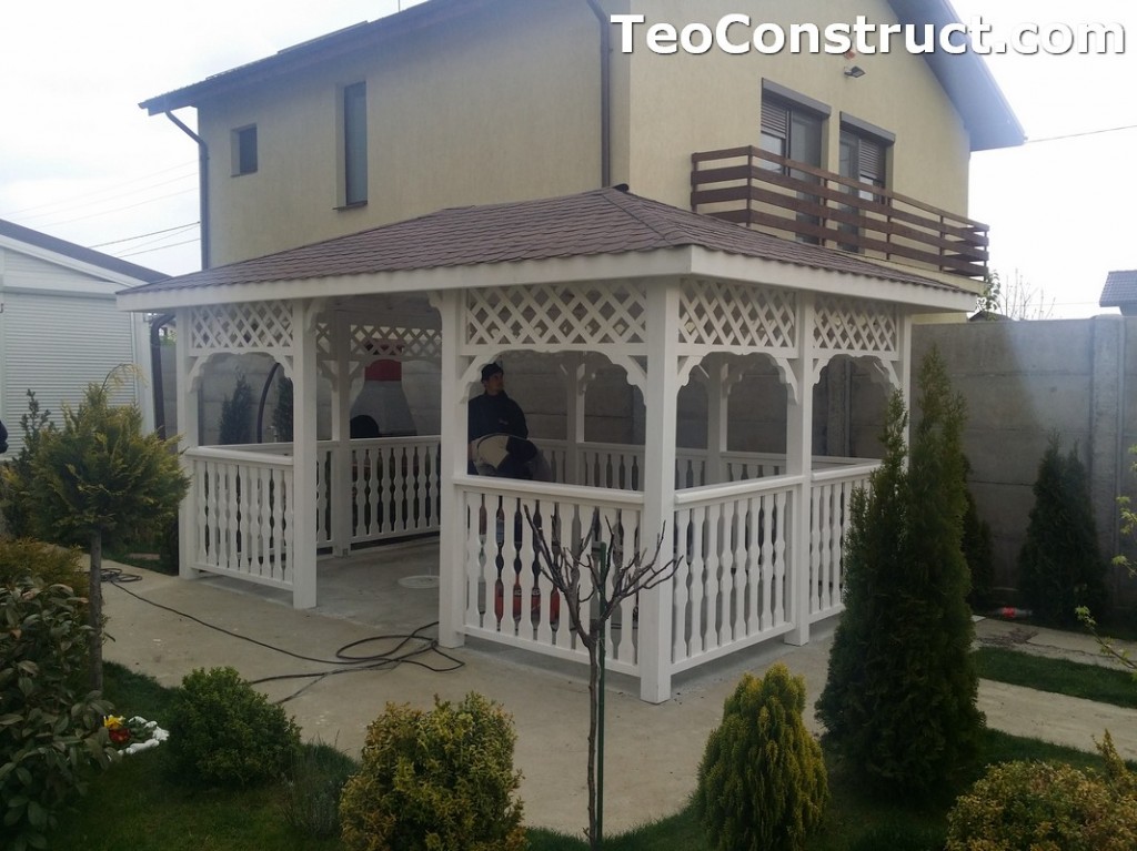 Modele de foisoare de gradina Pitesti | Foisoare din lemn, Garduri din ...