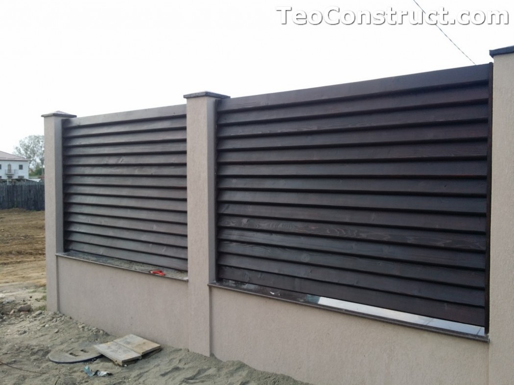 Modele garduri din lemn Navodari | Foisoare din lemn, Garduri din lemn ...