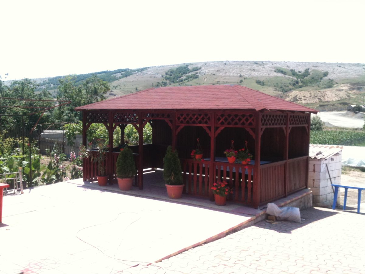 Foisor din lemn Martin | Foisoare din lemn, Garduri din lemn, Terase ...