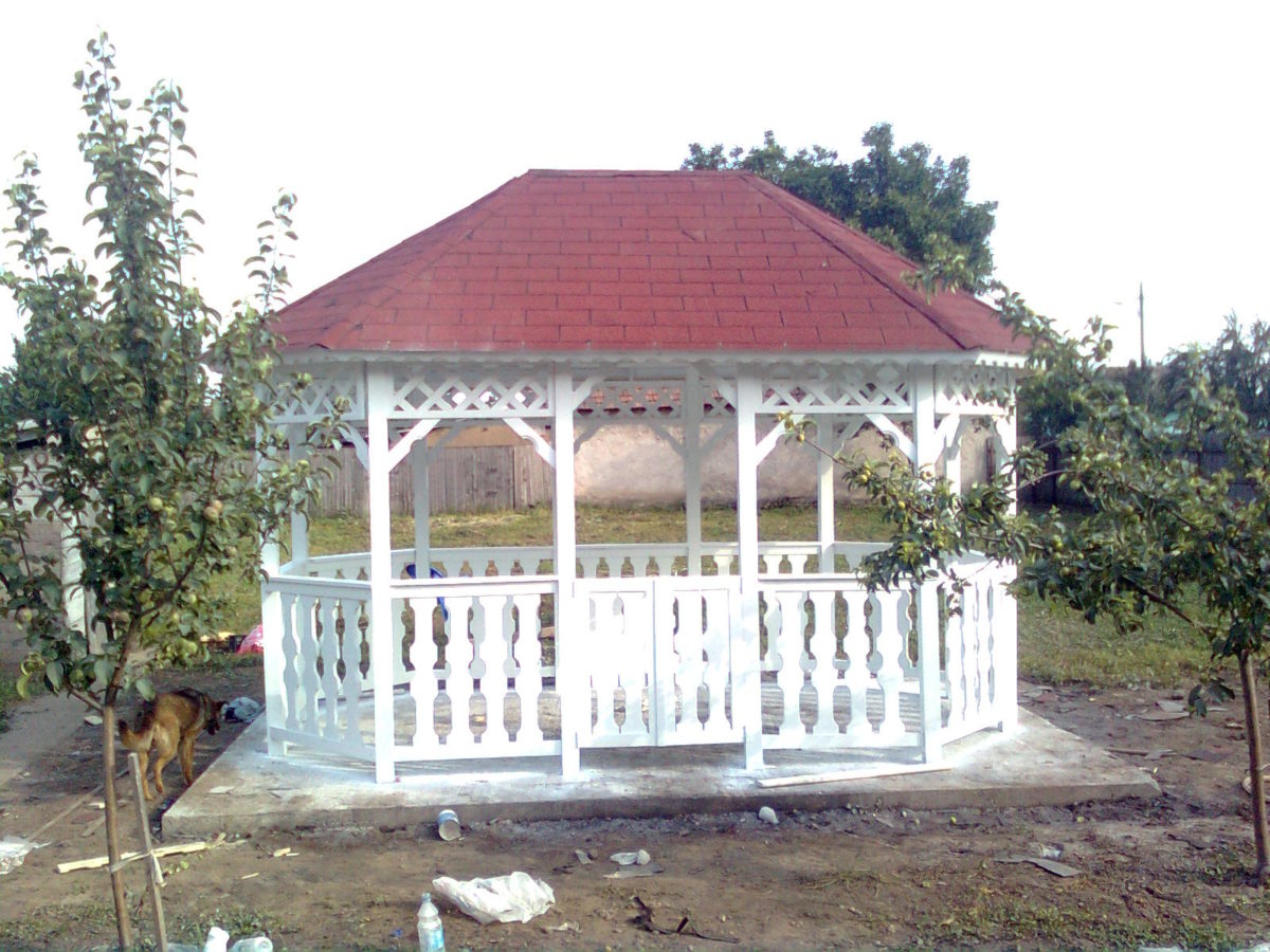 Foisor din lemn Fane | Foisoare din lemn, Garduri din lemn, Terase din lemn