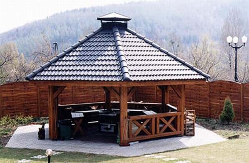 Foisor din lemn Ionut | Foisoare din lemn, Garduri din lemn, Terase din ...